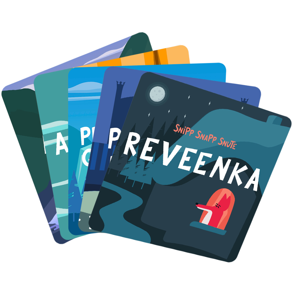 Norske folkeeventyr 2 - Eventyrpakke av Snipp Snapp Snute | Eventyr på HiRO